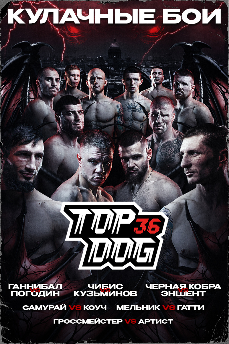 TOP DOG Fighting Championship 36 - Ледовый дворец